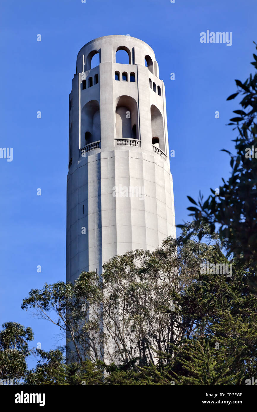 Coit Tower San Francisco California Stock Photo - Alamy