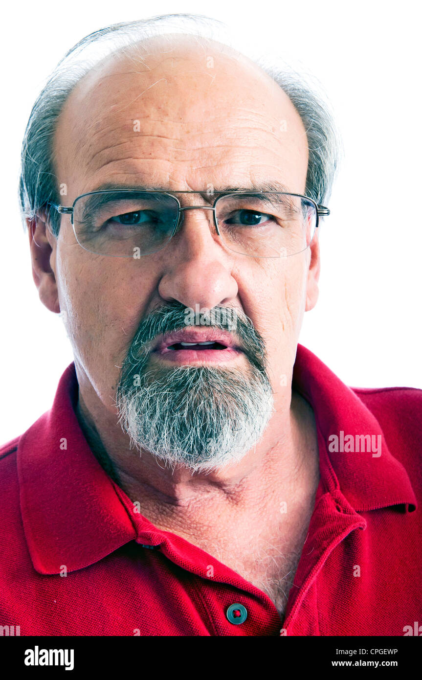 Angry man stern face hi-res stock photography and images - Alamy