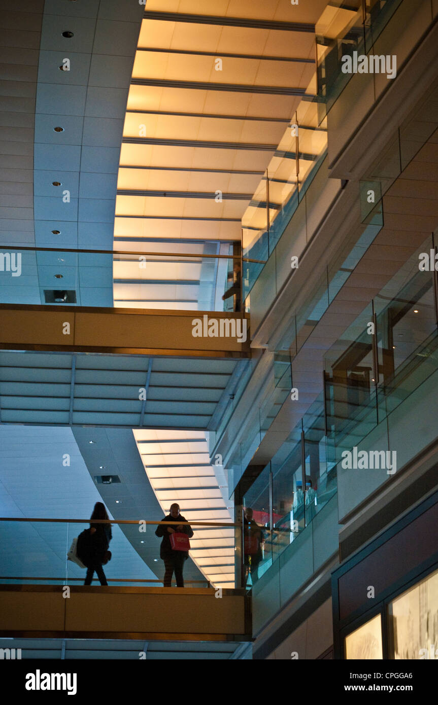 Indoor shopping mall Stock Photo - Alamy