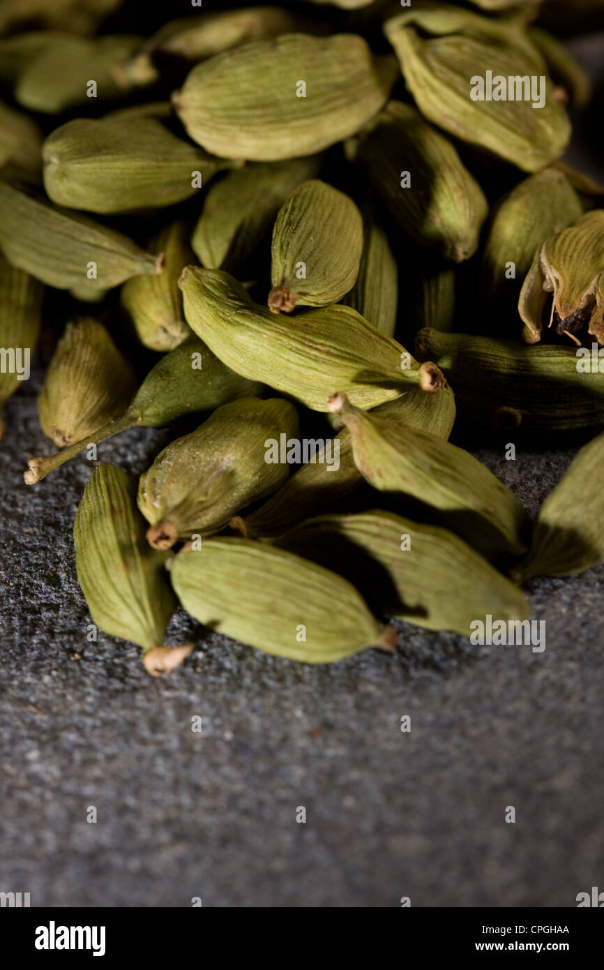 Greena Cardamom Seeds Stock Photo - Alamy