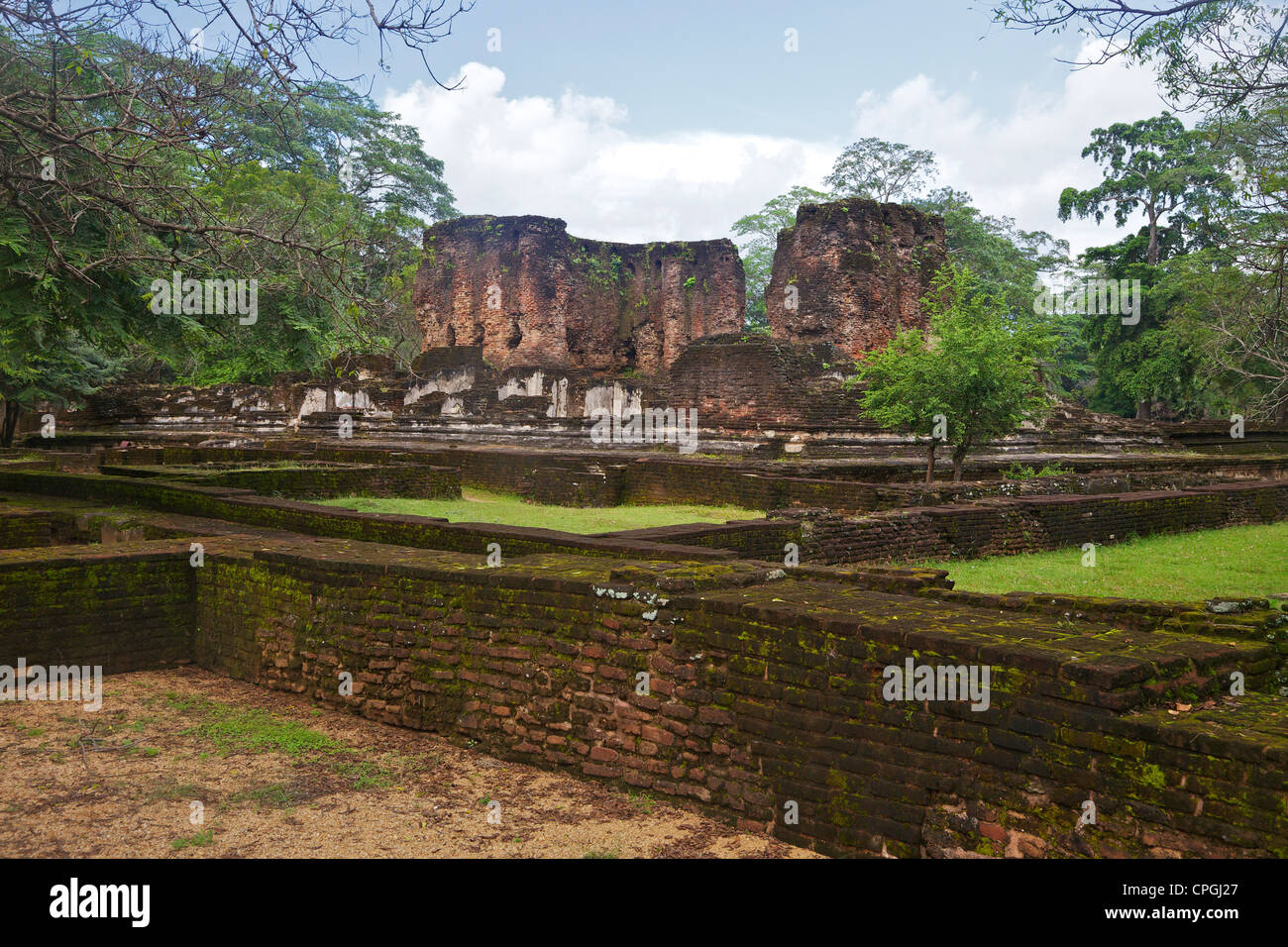 Royal Palace ruins, UNESCO World Heritage Site, Polunnaruwa, Sri Lanka ...