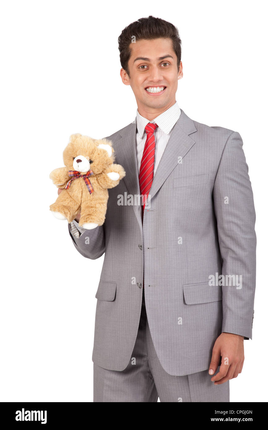 Young hispanic business man heart hi-res stock photography and images ...