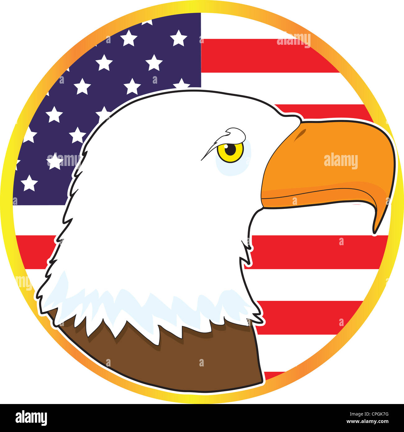 Eagle medallion hi-res stock photography and images - Alamy