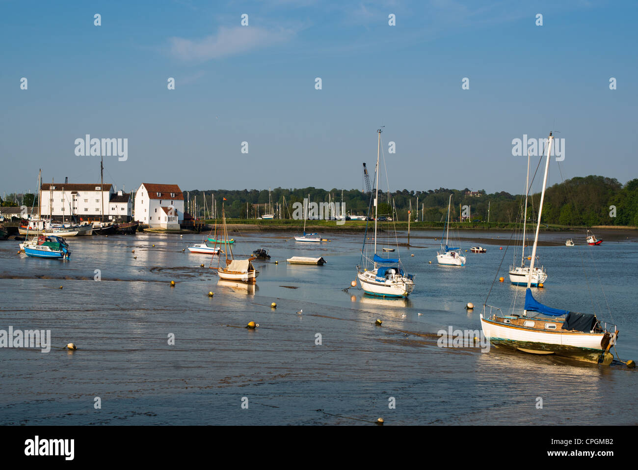 River Deben estuary at Woodbridge, Suffolk, UK Stock Photo - Alamy