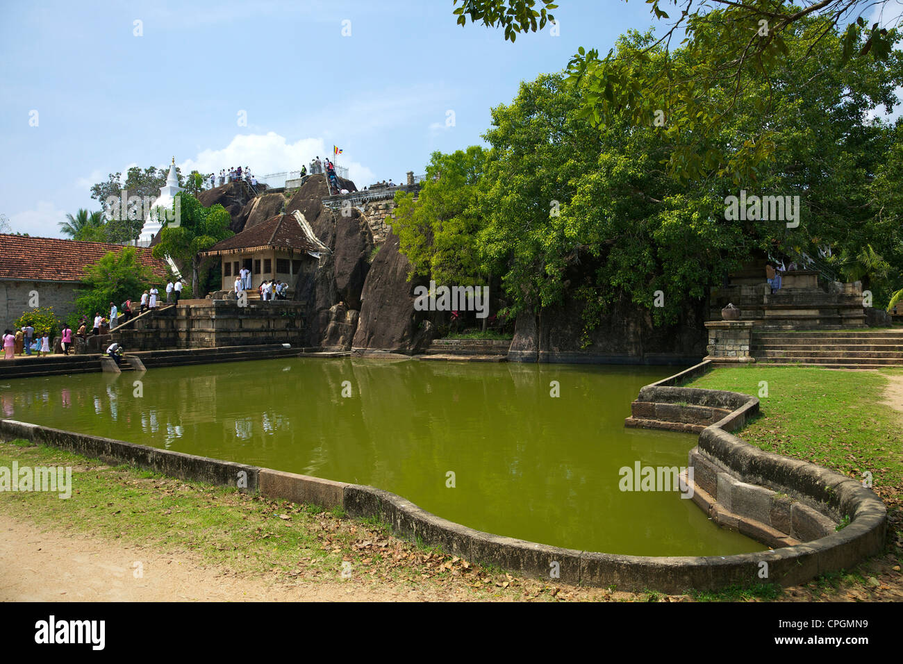 Rock temple isurumuniya 3rd century hi-res stock photography and images ...