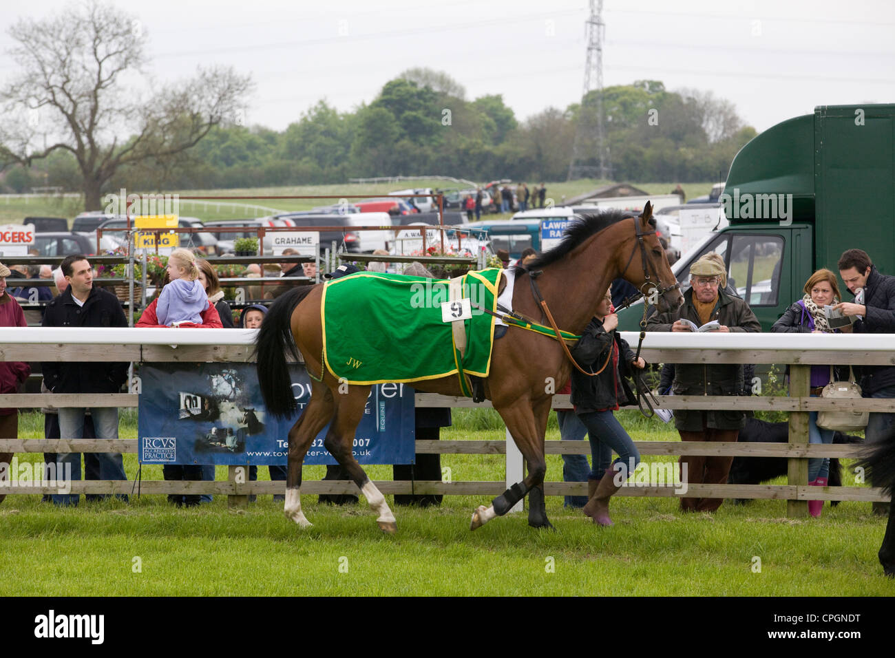 Led into the paddock with jockey hi-res stock photography and images ...