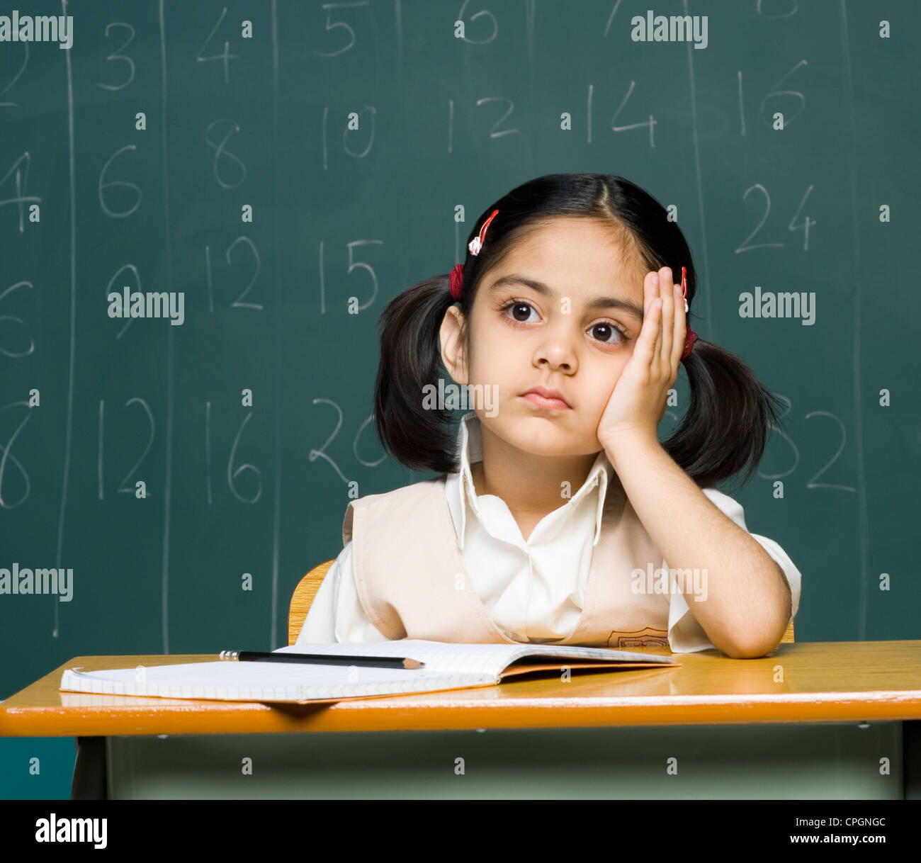 Child and contemplative and uniform hi-res stock photography and images ...