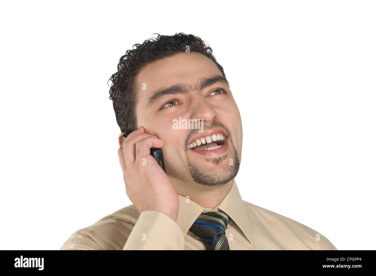 Young man using mobile phone Stock Photo - Alamy