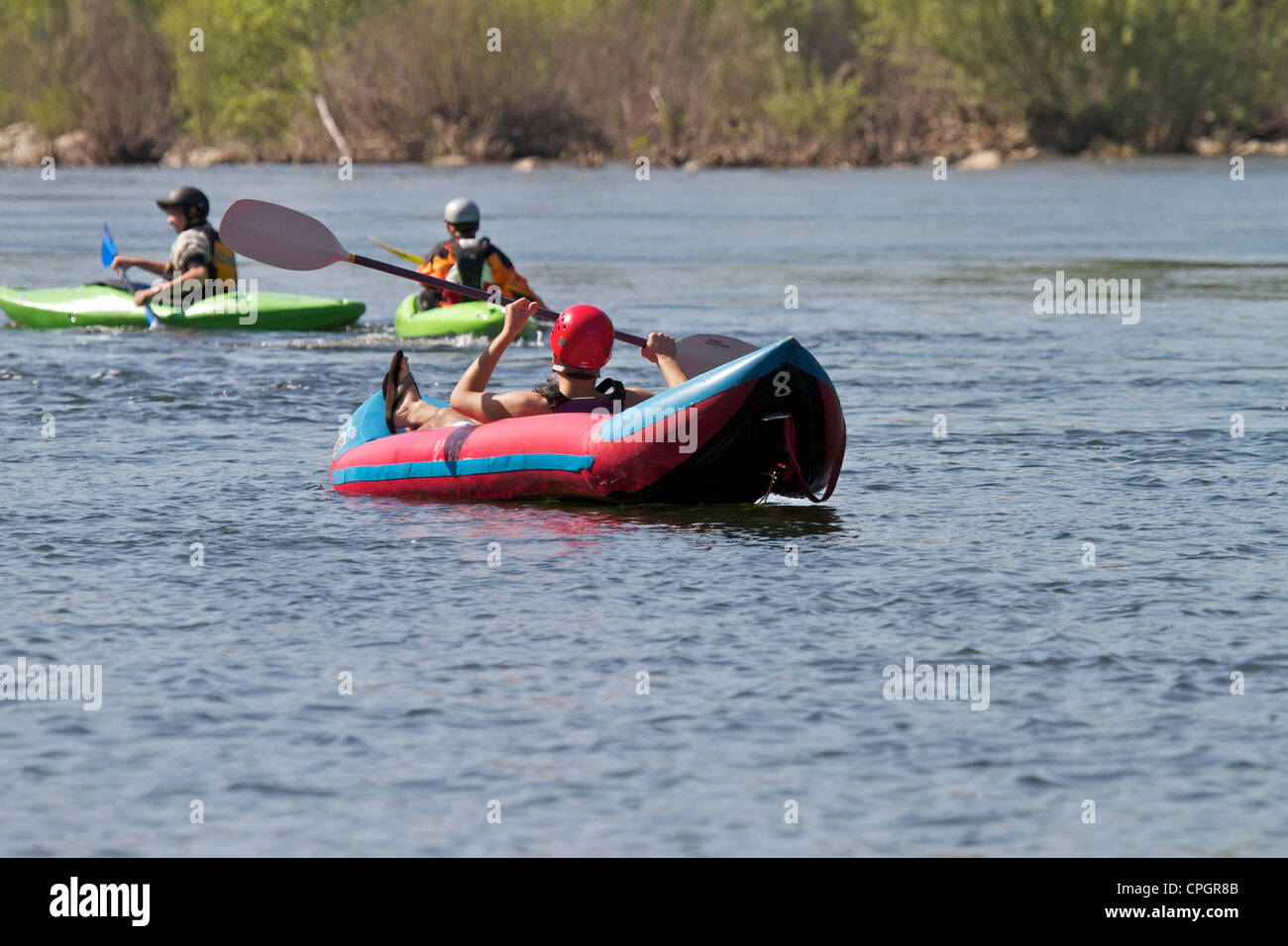 Canoeing canoing canoe kayaks hi-res stock photography and images - Alamy