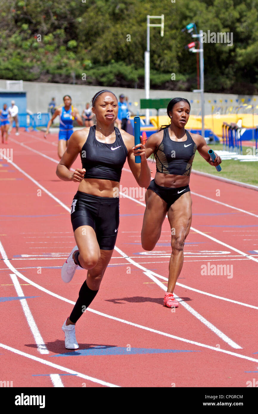 American sprinter woman hi-res stock photography and images - Alamy