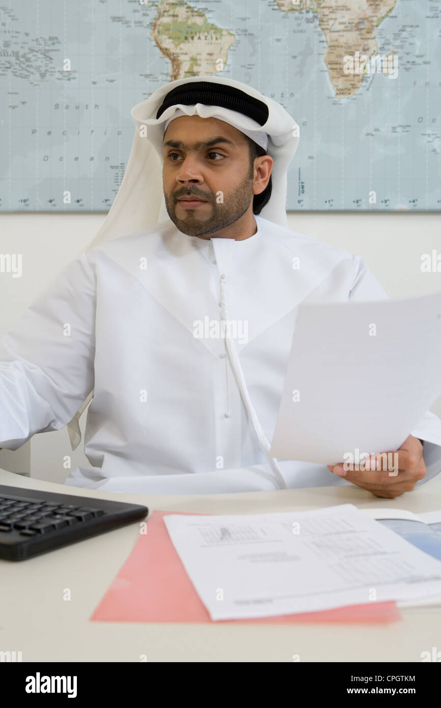 Arab businessman in the office Stock Photo - Alamy
