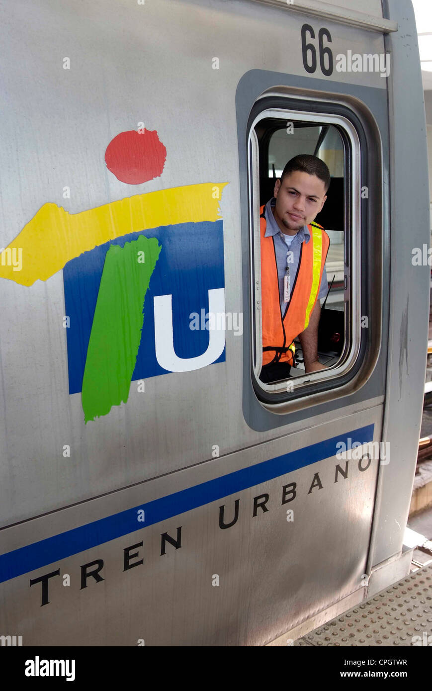 PUERTO RICO - SAN JUAN Tren Urbano - urban train Stock Photo - Alamy