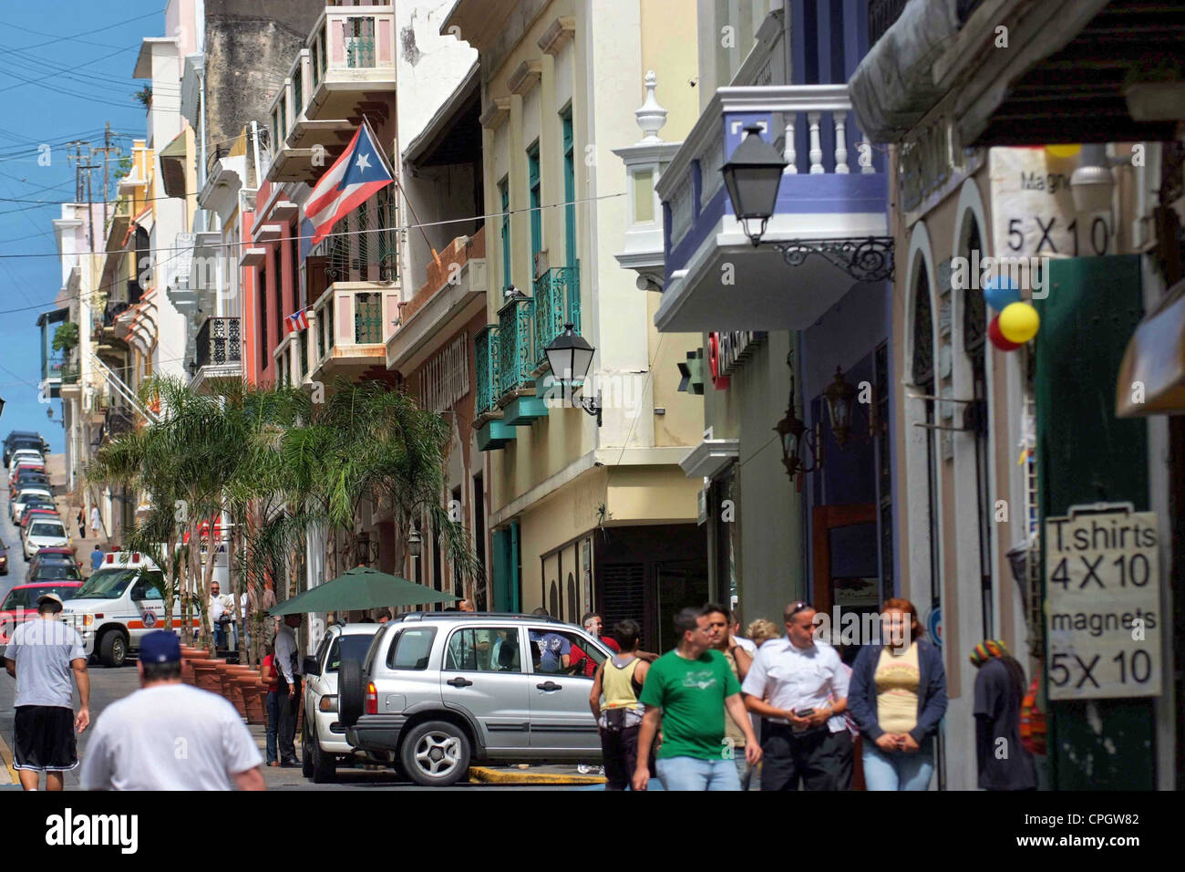PUERTO RICO - SAN JUAN - The Old Town Stock Photo - Alamy