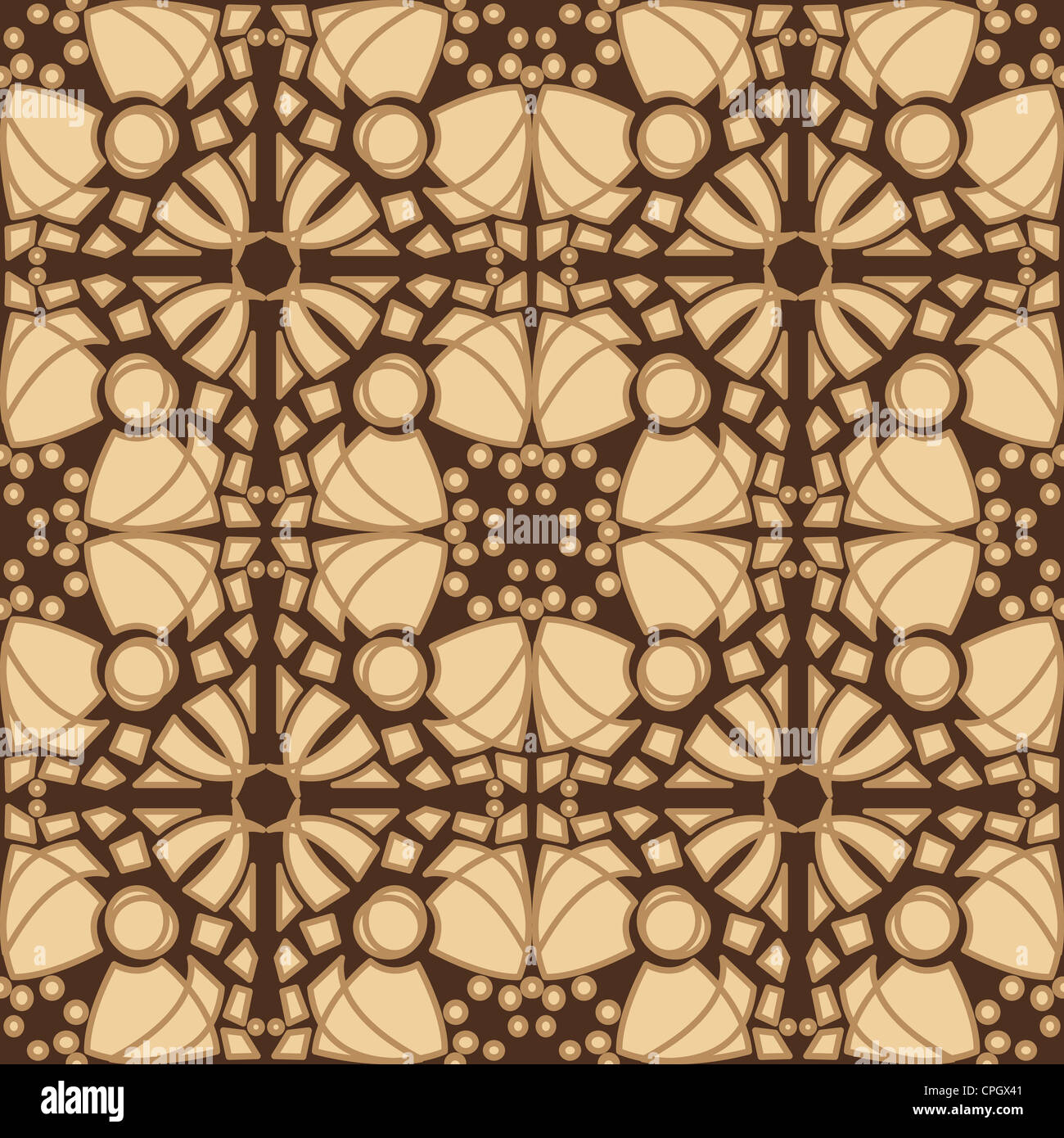 Brown tiles pattern for seamless wallpaper background Stock Photo - Alamy