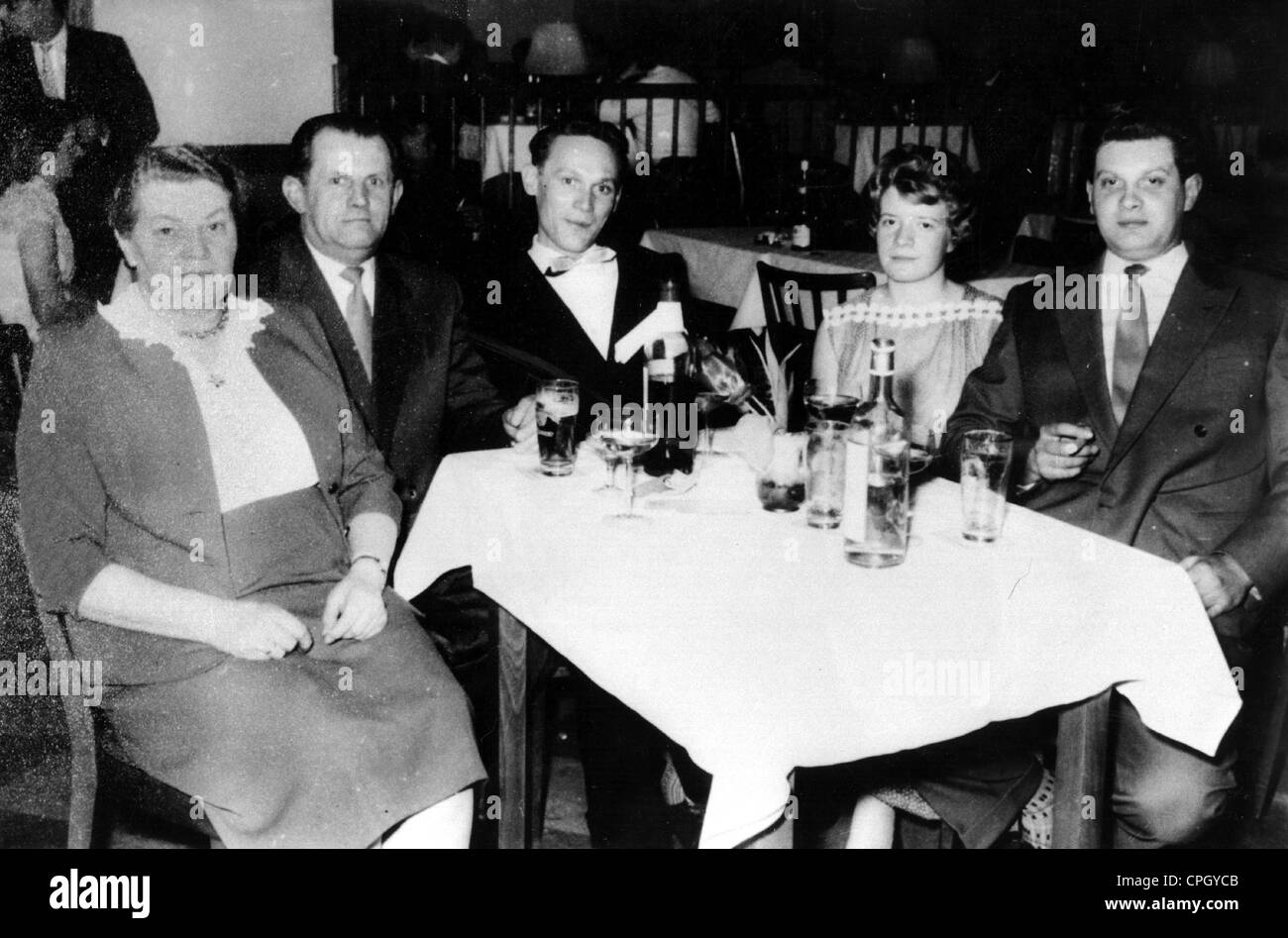 Defendant oswald kaduk with his family hi-res stock photography and ...