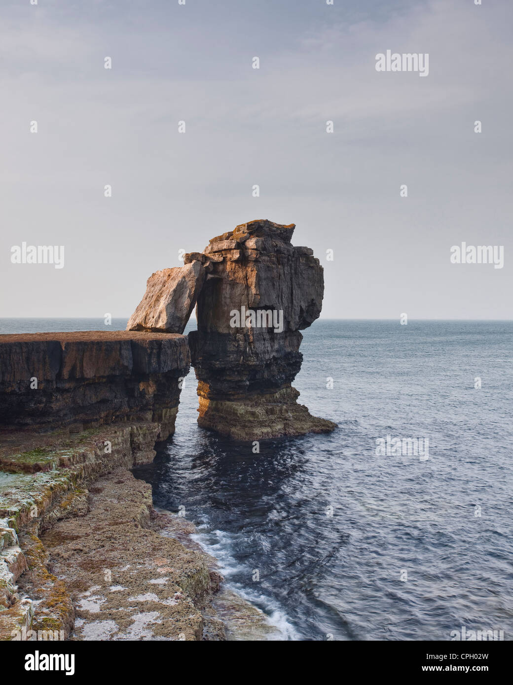 Pulpit rock in Dorset Stock Photo - Alamy