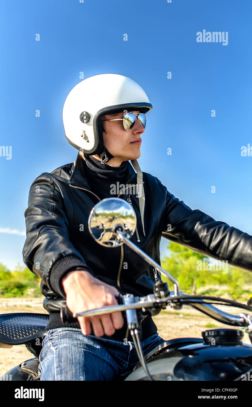 Male motorcycle police officer hi-res stock photography and images - Alamy