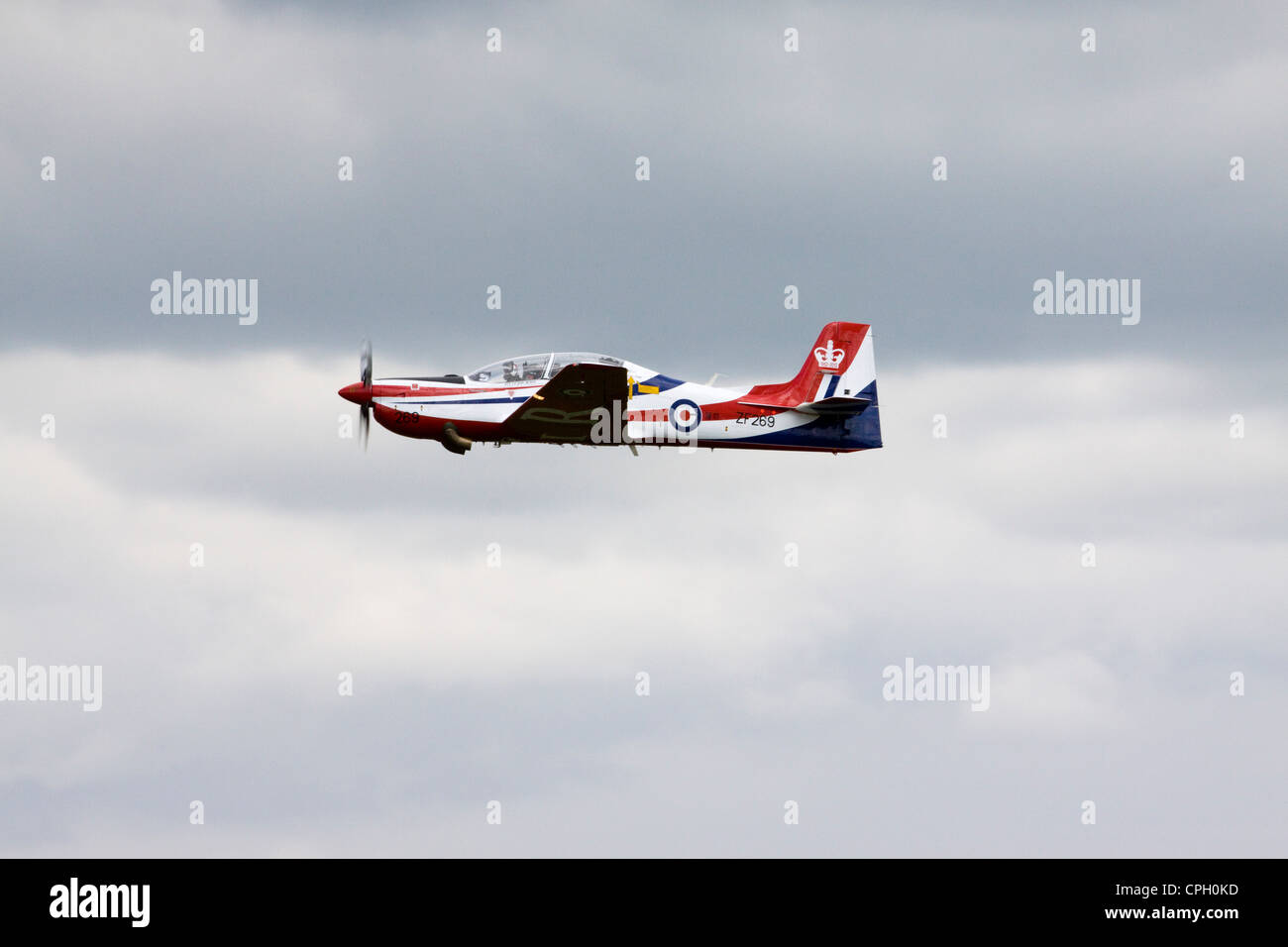 RAF Short Tucano T1 two-seat turboprop basic trainer at an Air show in ...