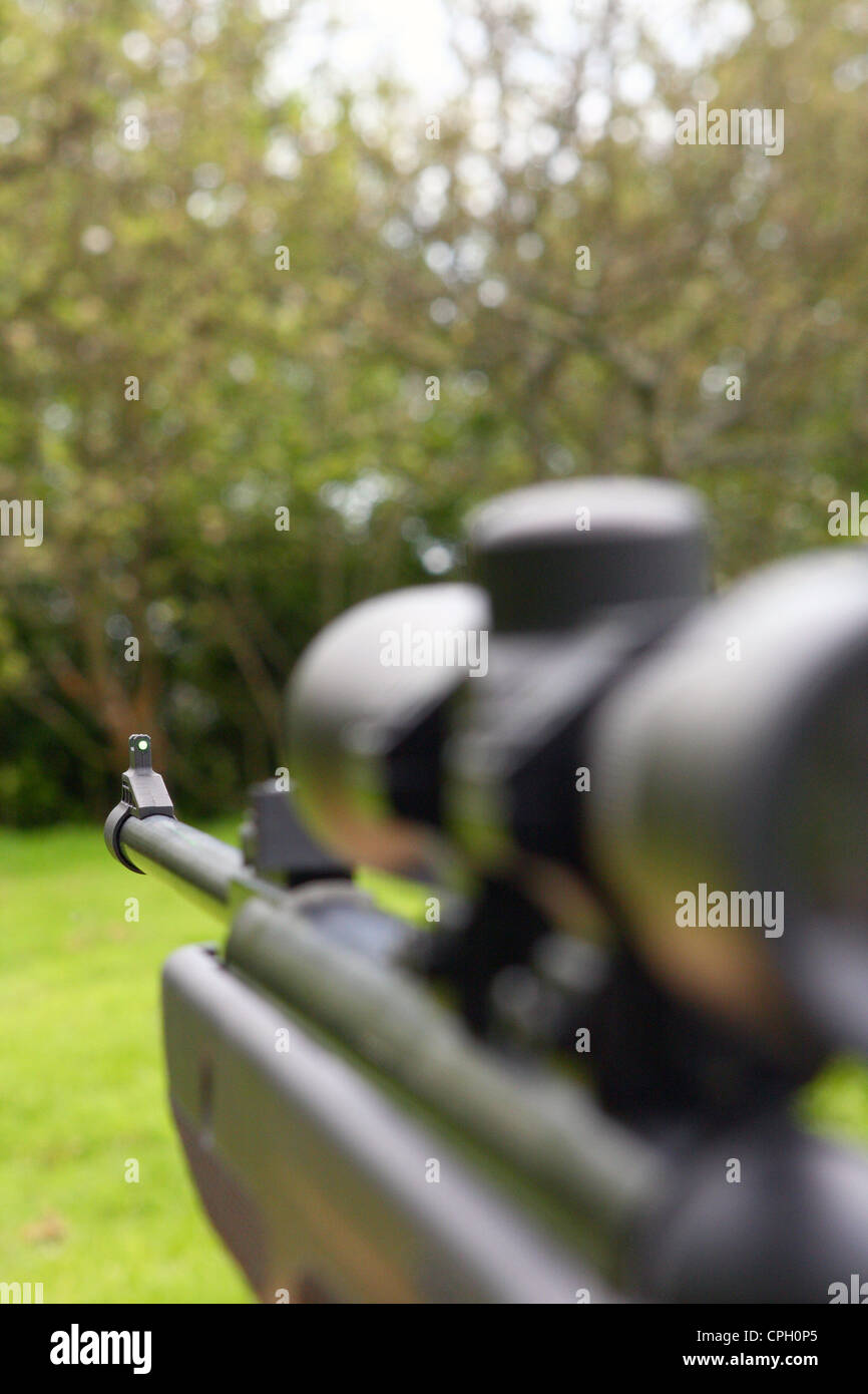 Looking down the barrel of a gun hi-res stock photography and images ...