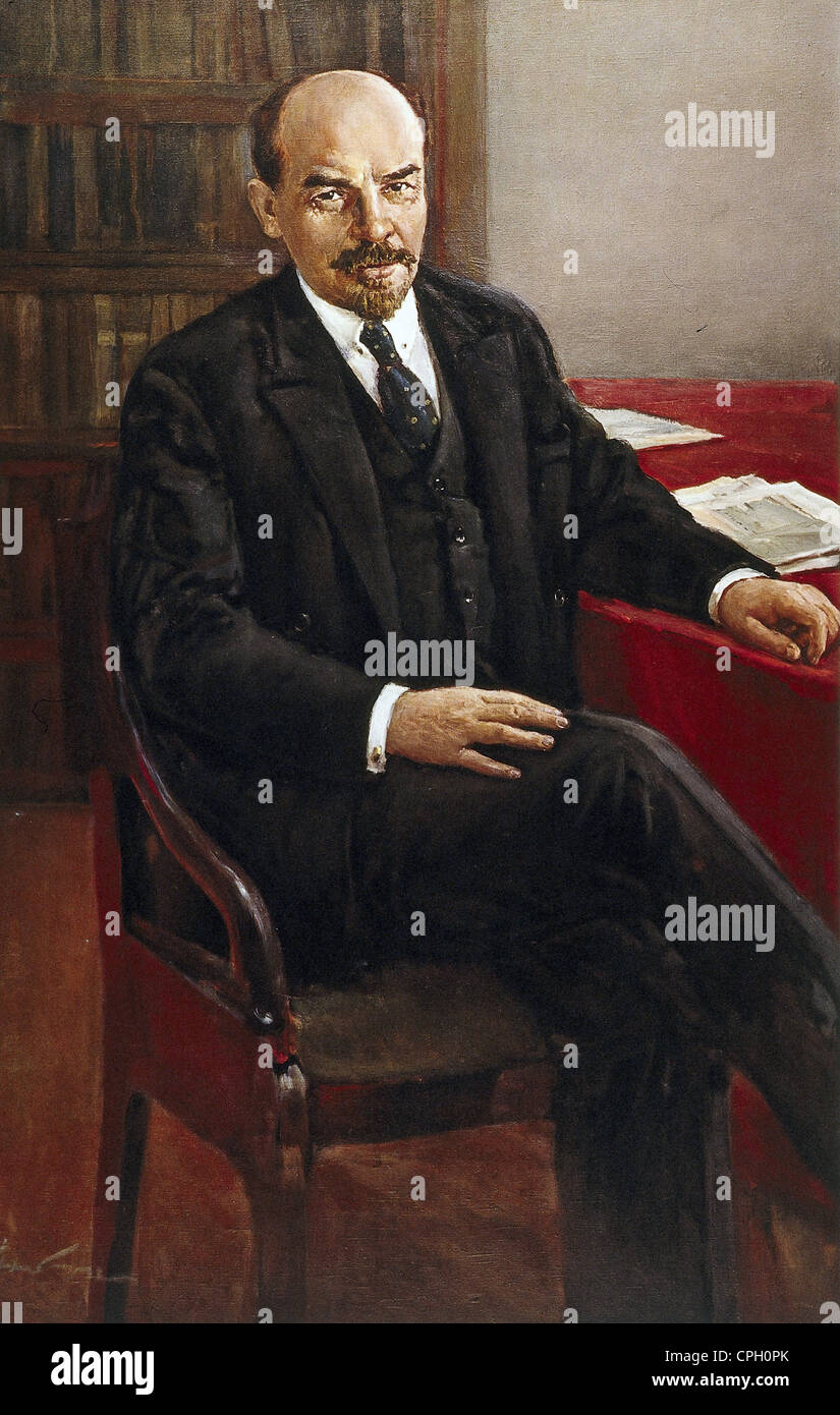 Lenin, Vladimir Ilyich, 22.4.1870 - 21.1.1924, Russian revolutionist ...