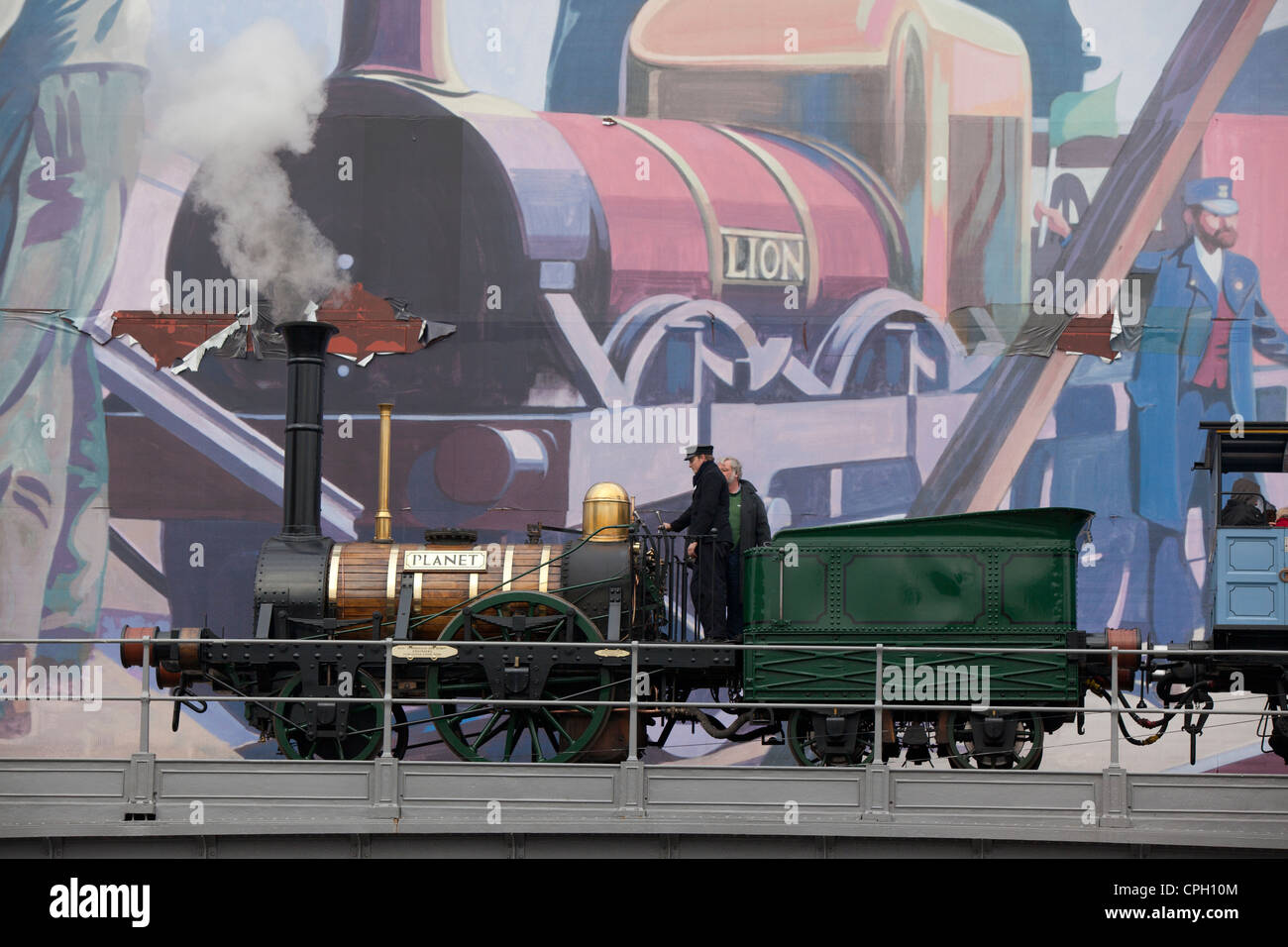 Replica of Planet steam train at Museum of Science and Industry ...