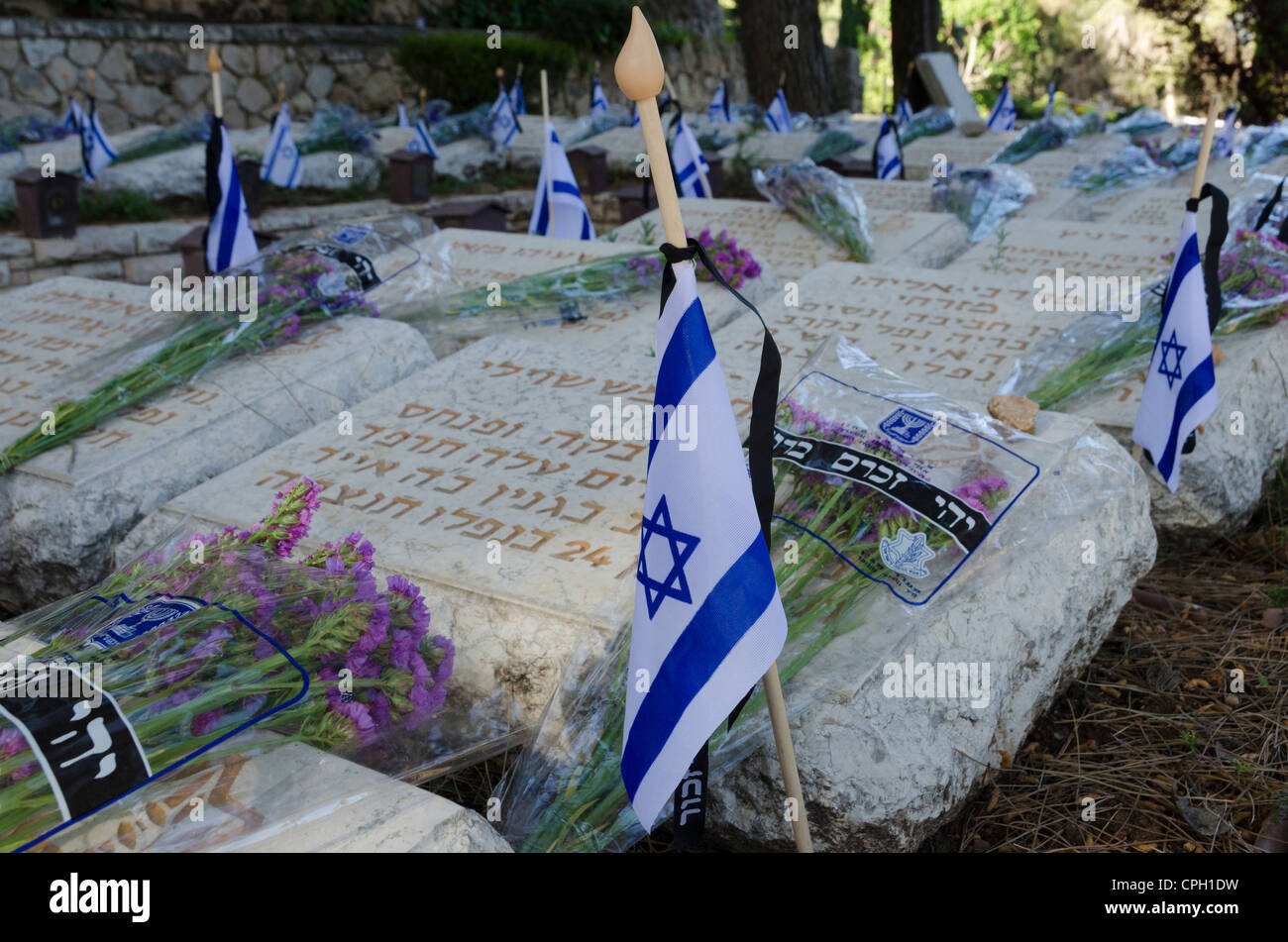 Memorial Day for fallen IDF soldiers and victims of terror acts. Mount ...