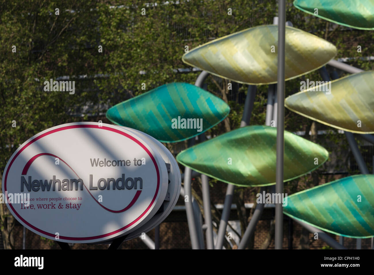 Newham council sign hi-res stock photography and images - Alamy