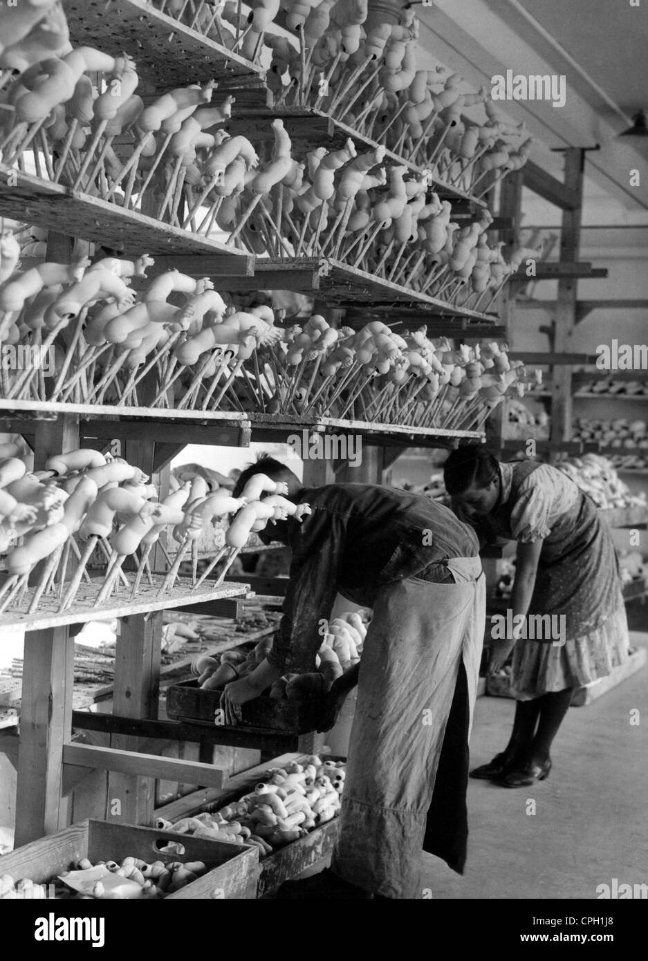 Production of puppets Black and White Stock Photos & Images - Alamy