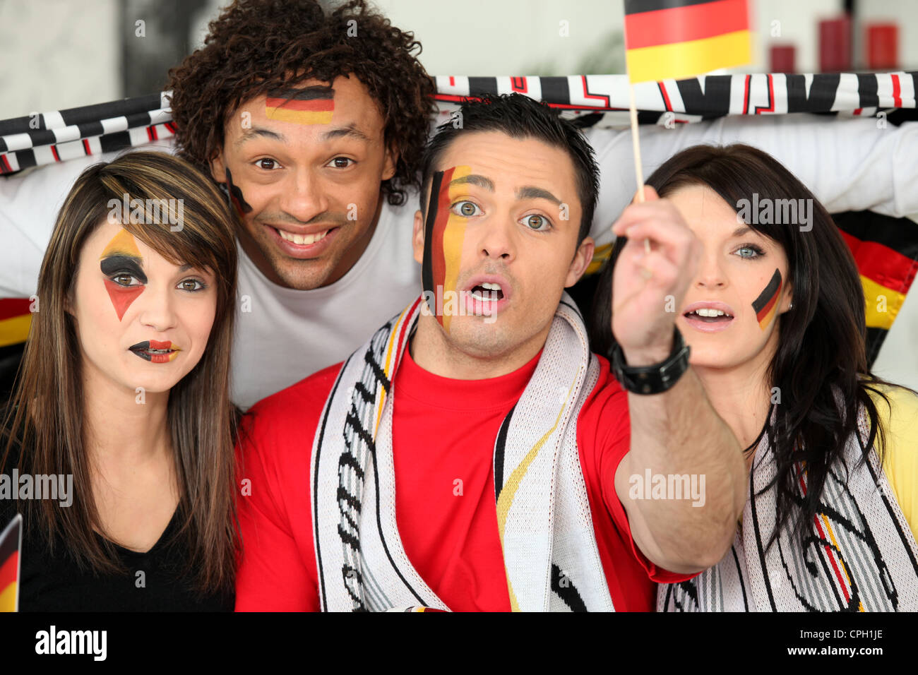 German football fans Stock Photo - Alamy