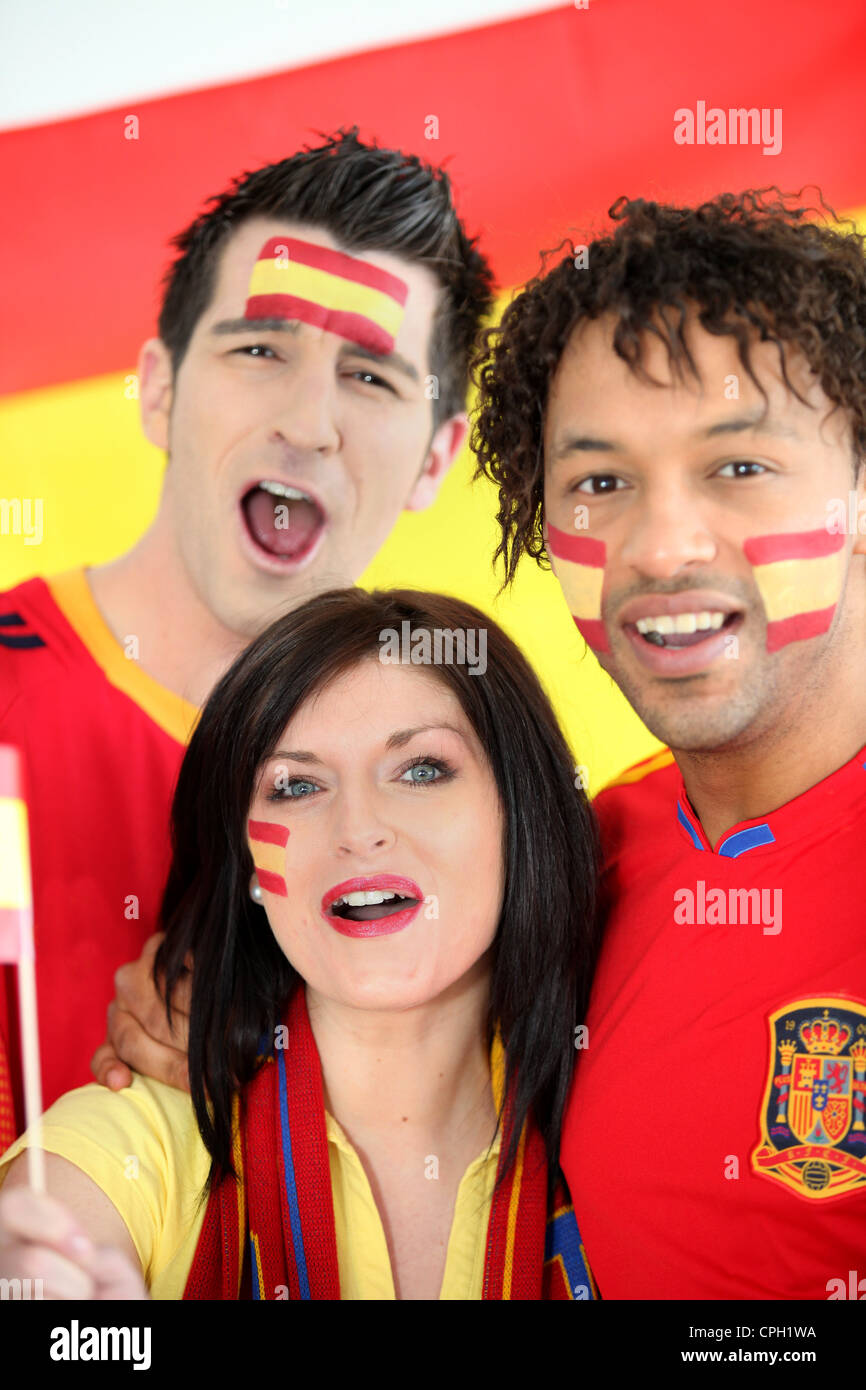 Spanish World Cup Supporters High Resolution Stock Photography and ...