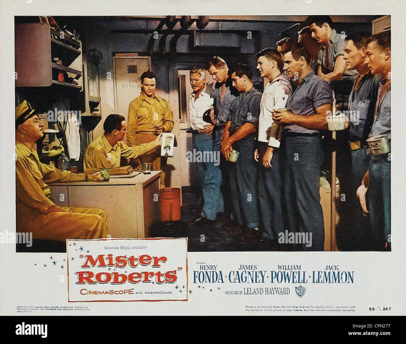 MISTER ROBERTS (1955) WILLIAM POWELL, HENRY FONDA, JACK LEMMON, WARD ...