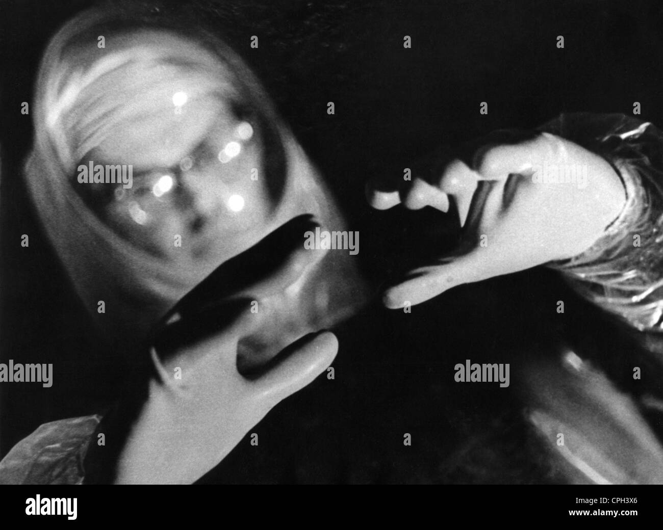 science, sciences, nuclear research, radiation suit, 1950s, Additional ...