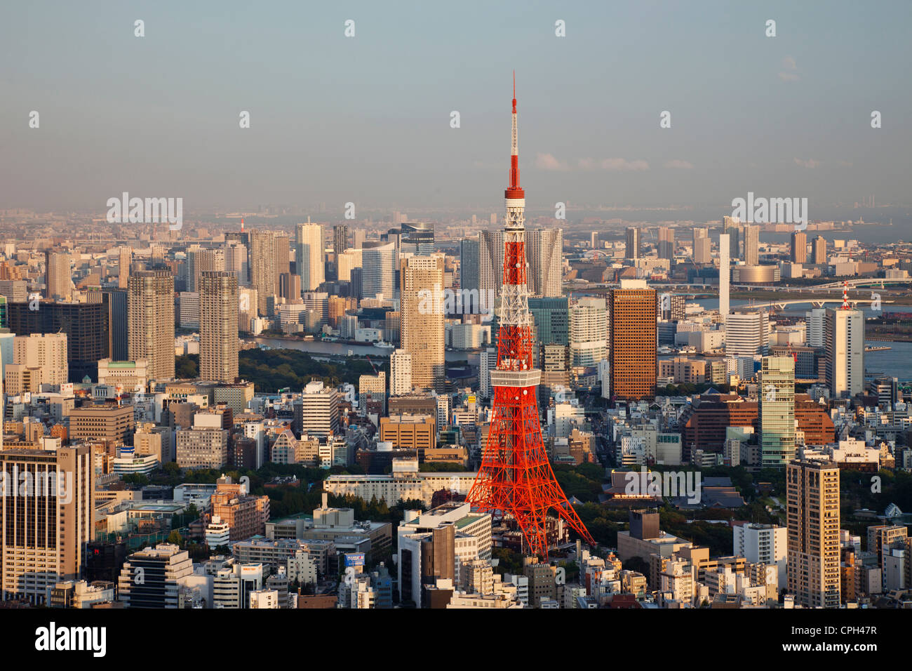 Asia, Japan, Tokyo, Roppongi, Tokyo Tower, City, Skyline, View, Tower ...
