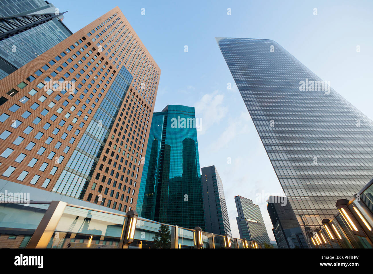 Asia, Japan, Tokyo, Shiodome, Skyscrapers, Hi-rise, Architecture ...