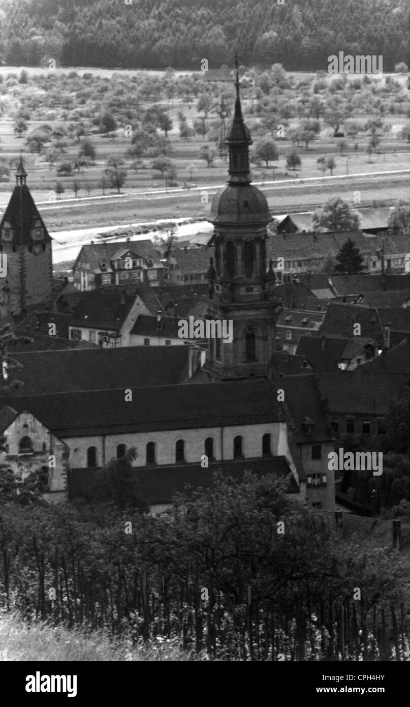 Monastery germany Black and White Stock Photos & Images - Alamy
