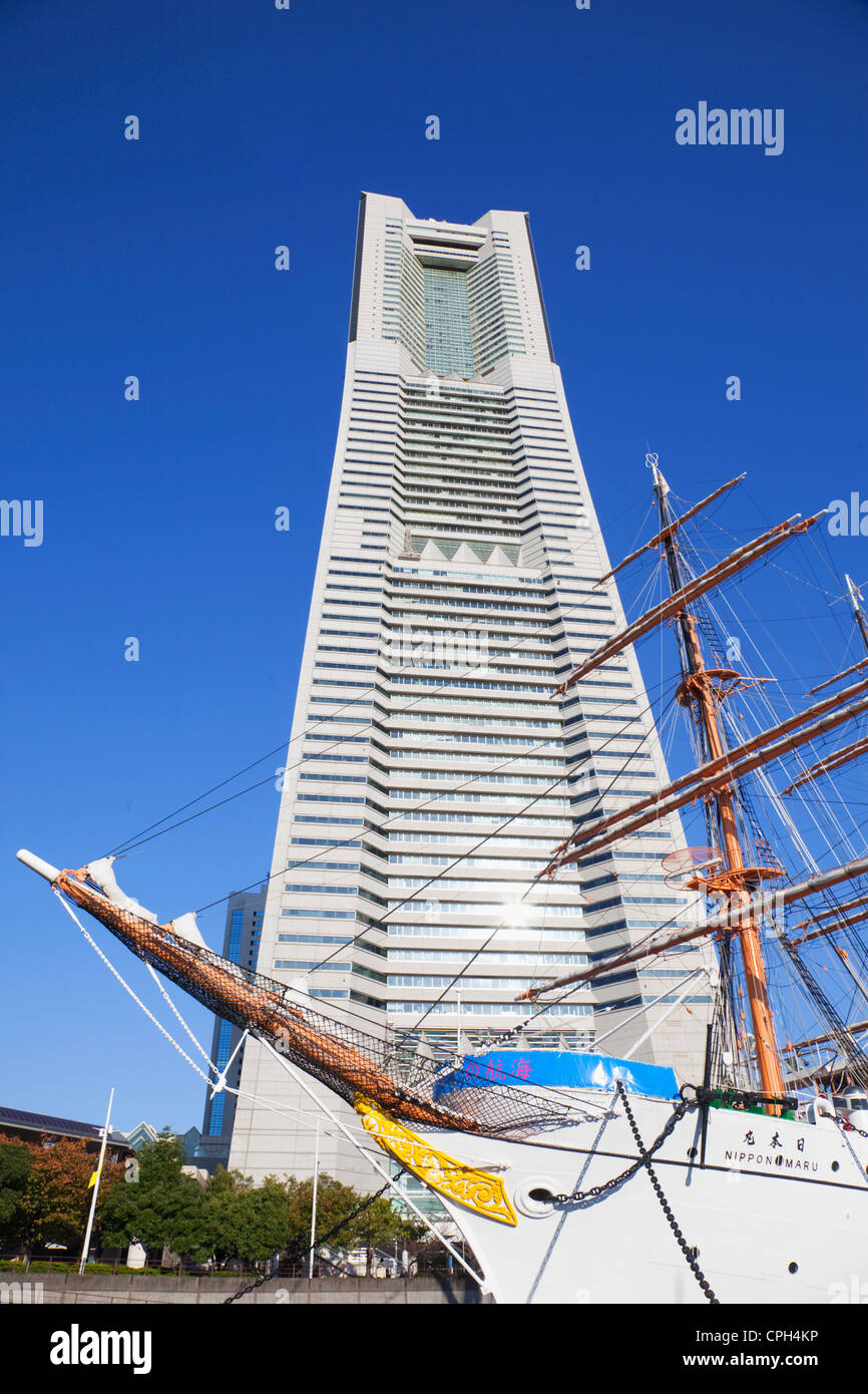 Asia, Japan, Tokyo, Yokohama, Landmark Tower, Building, Nippon Maru ...