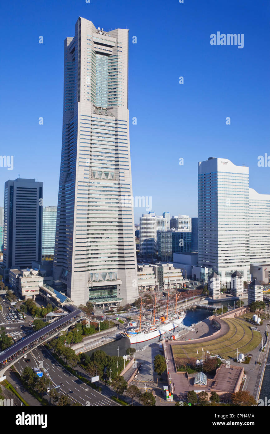 Asia, Japan, Tokyo, Yokohama, Minatomirai, Waterfront, Landmark Tower ...