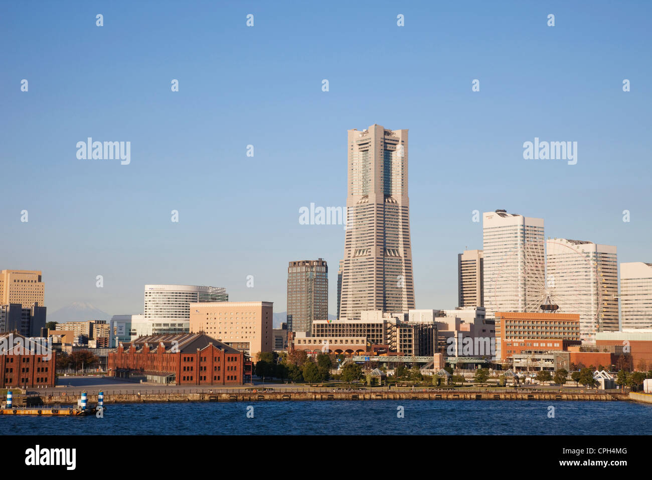 Asia, Japan, Tokyo, Yokohama, Minatomirai, Waterfront, Landmark Tower ...