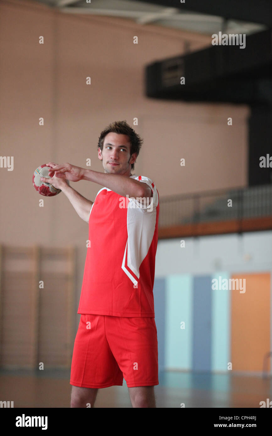 Handball party hi-res stock photography and images - Alamy