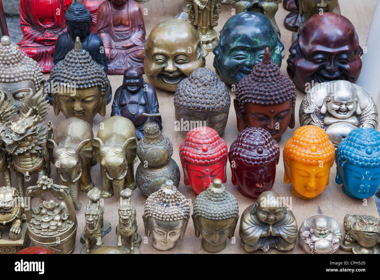 Asia, China, Hong Kong, Hollywood Road, Cat Street, Antique Shop ...