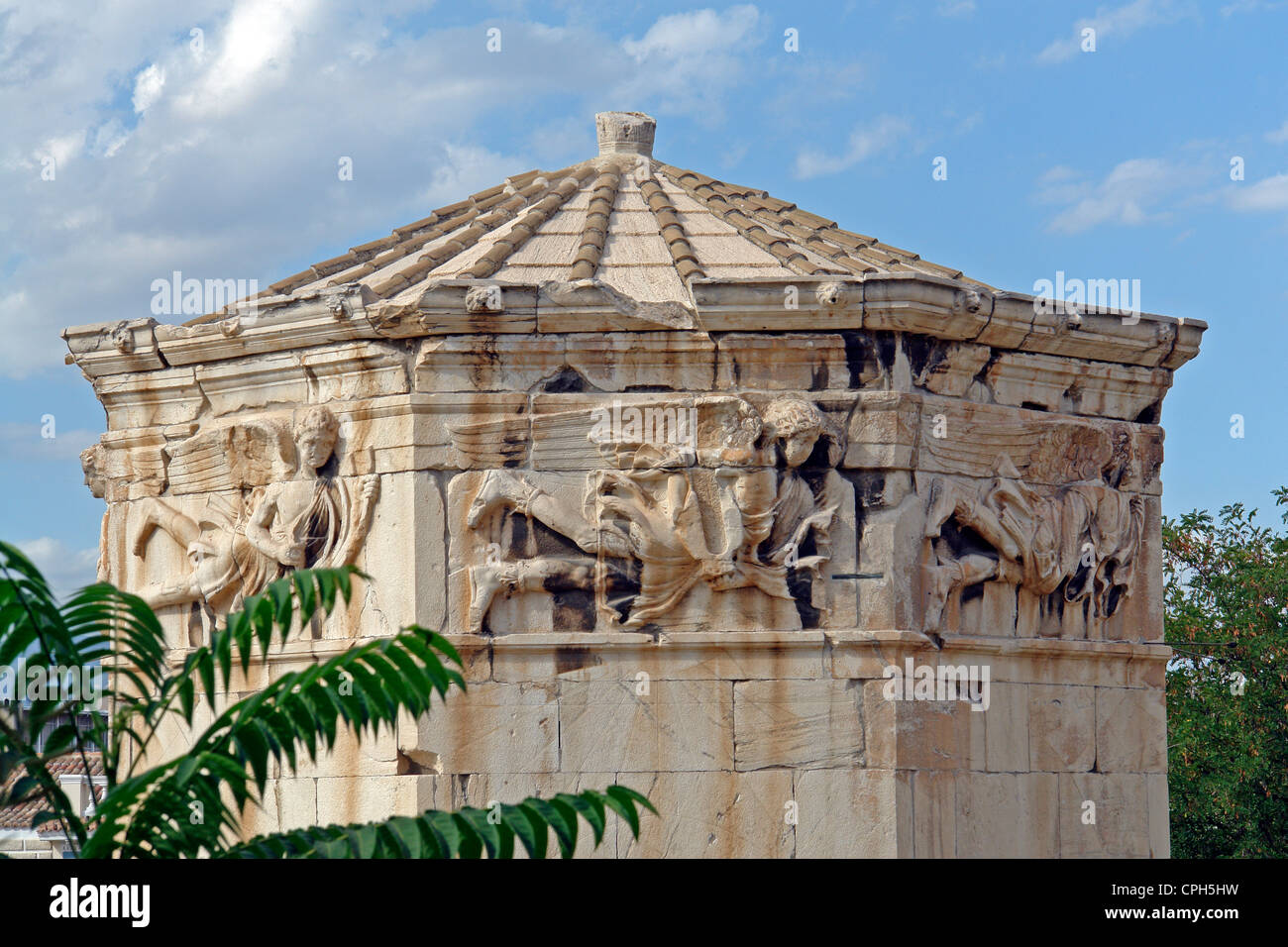 Europe, Greece, Attica, Athens, tower, rook, winds, hoist, Aerides ...