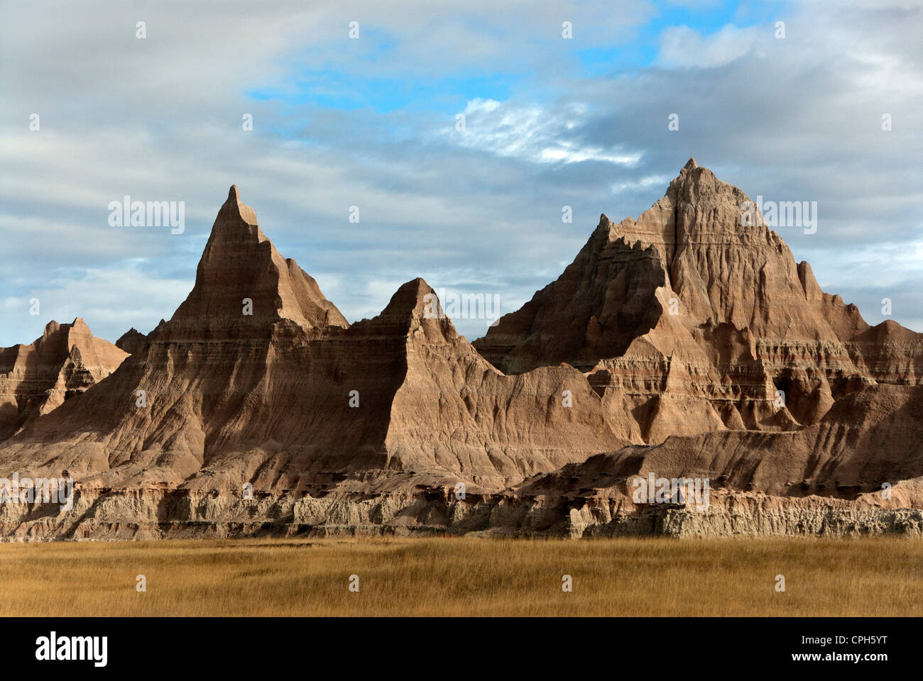 badlands, national park, south Dakota, USA, United States, America ...
