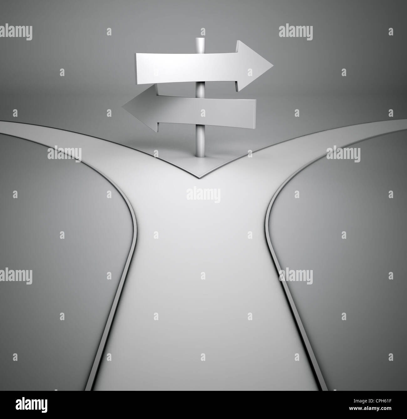 Opposite road sign hi-res stock photography and images - Alamy