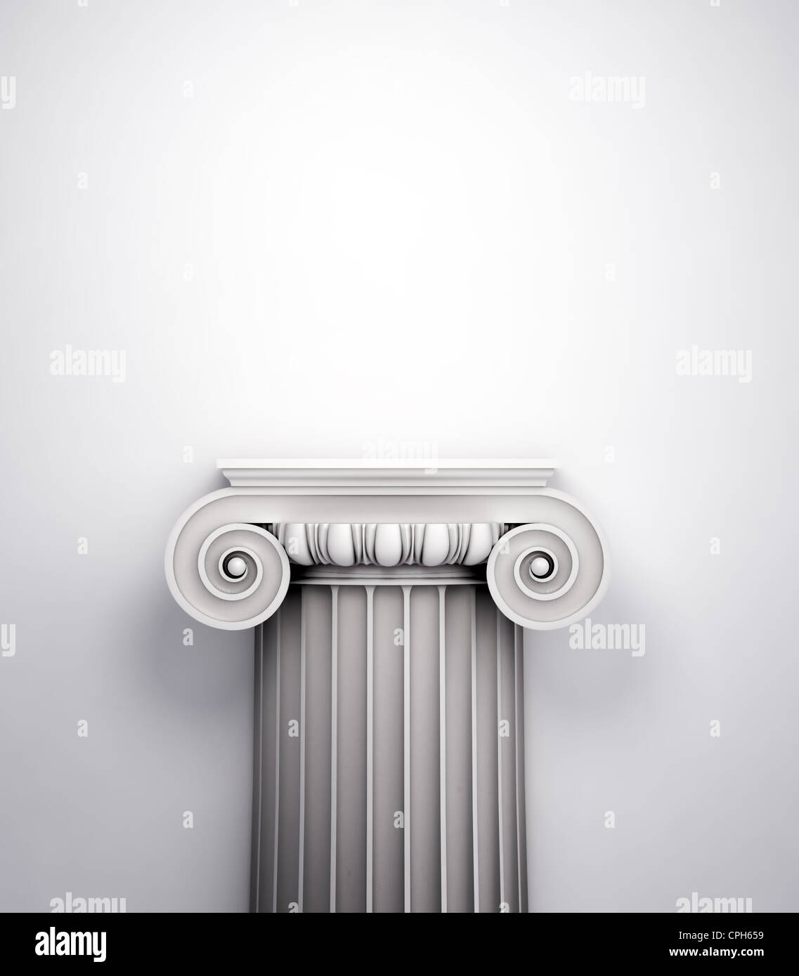 Antique doric style column - architectural detail Stock Photo - Alamy