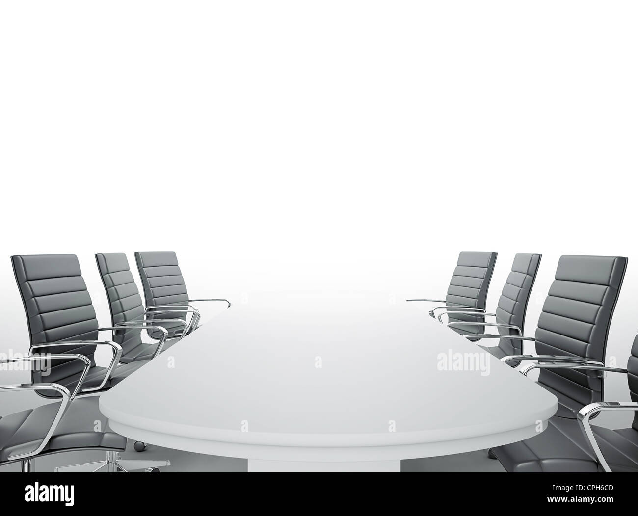 An empty meeting room and conference table Stock Photo - Alamy