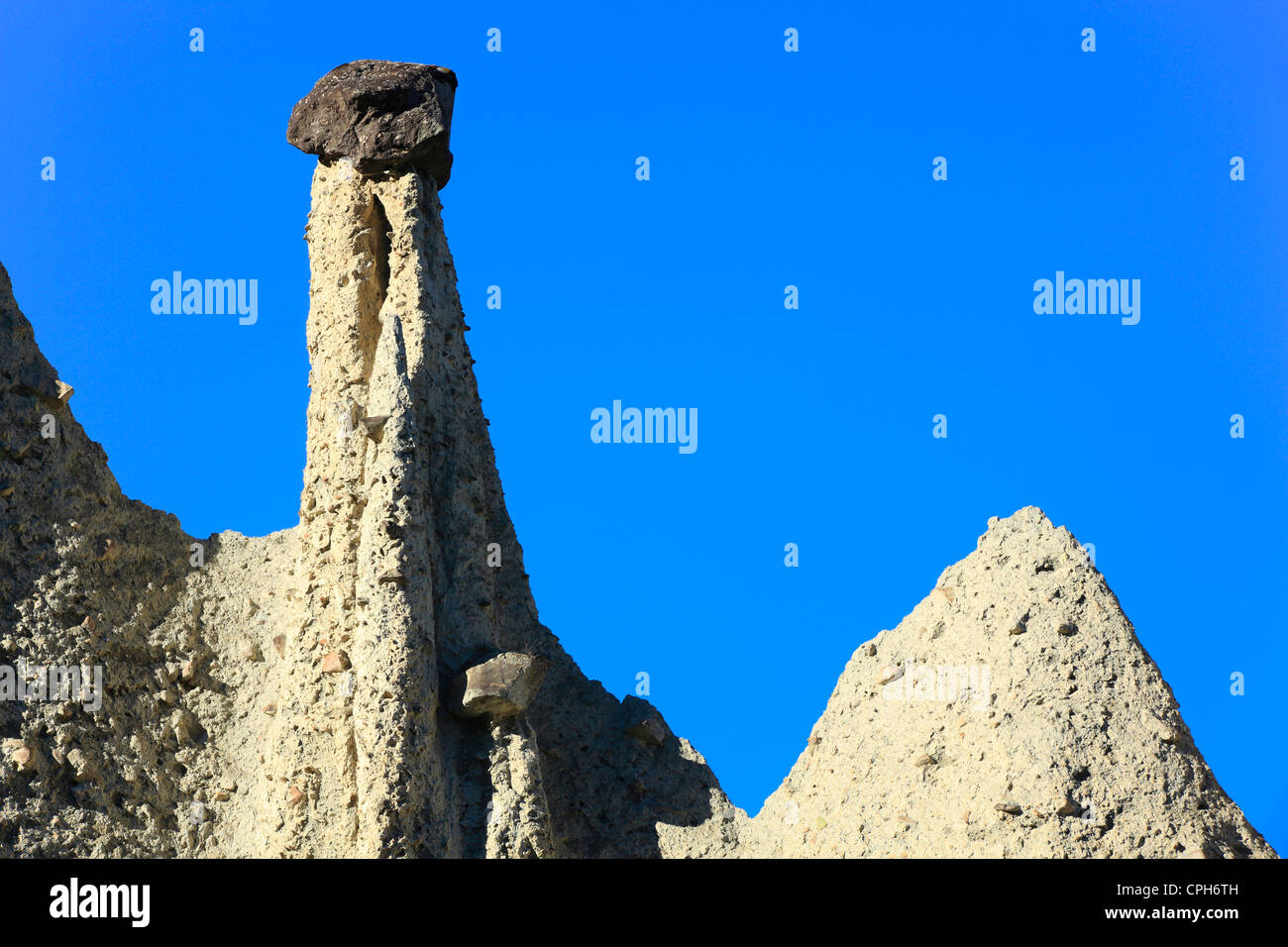 Benton, moraine, earth pyramid, earth pyramids, Eringer valley, erosion ...
