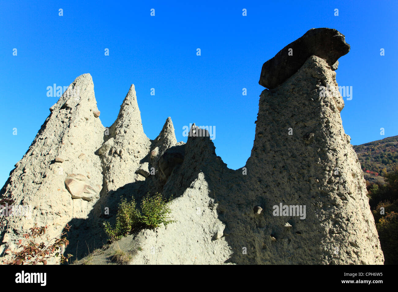 Benton, moraine, earth pyramid, earth pyramids, Eringer valley, erosion ...