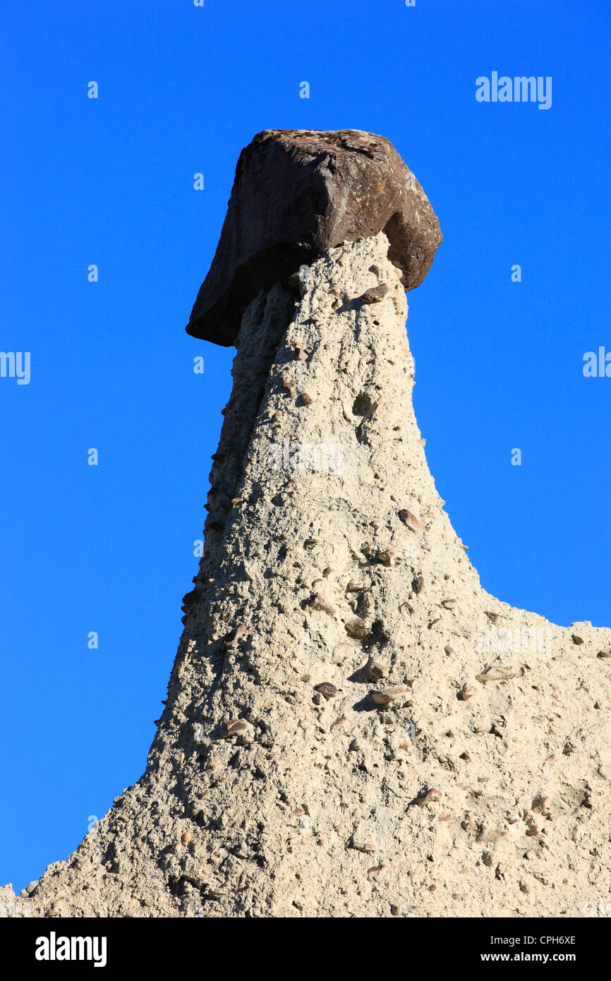 Benton, moraine, earth pyramid, earth pyramids, Eringer valley, erosion ...