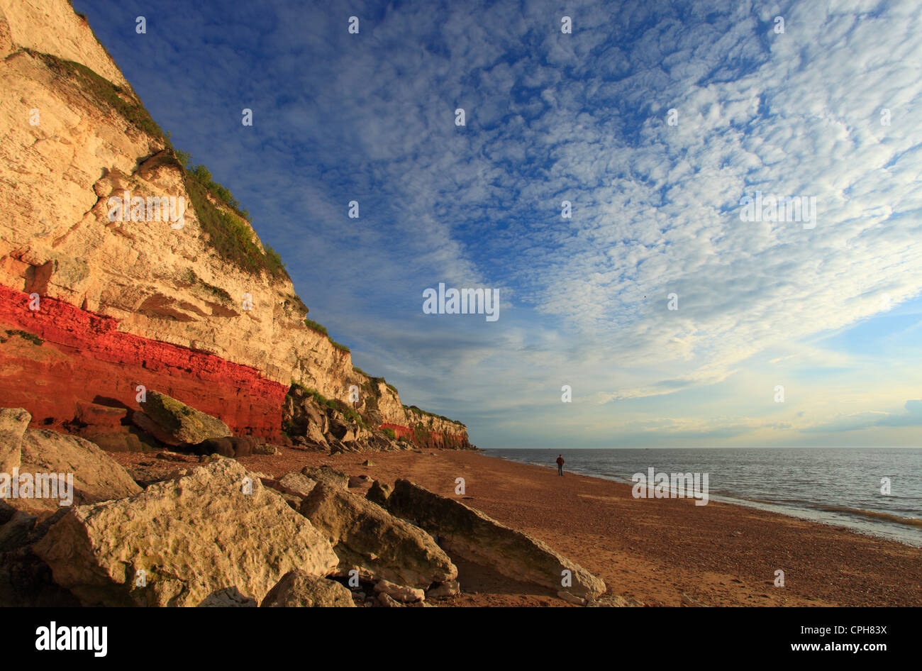 The cliffs at Old Hunstanton, Norfolk, England, UK Stock Photo - Alamy