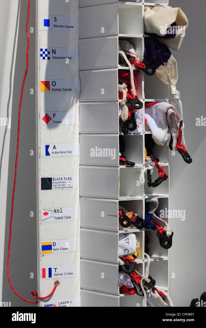 Flag signals hi-res stock photography and images - Alamy